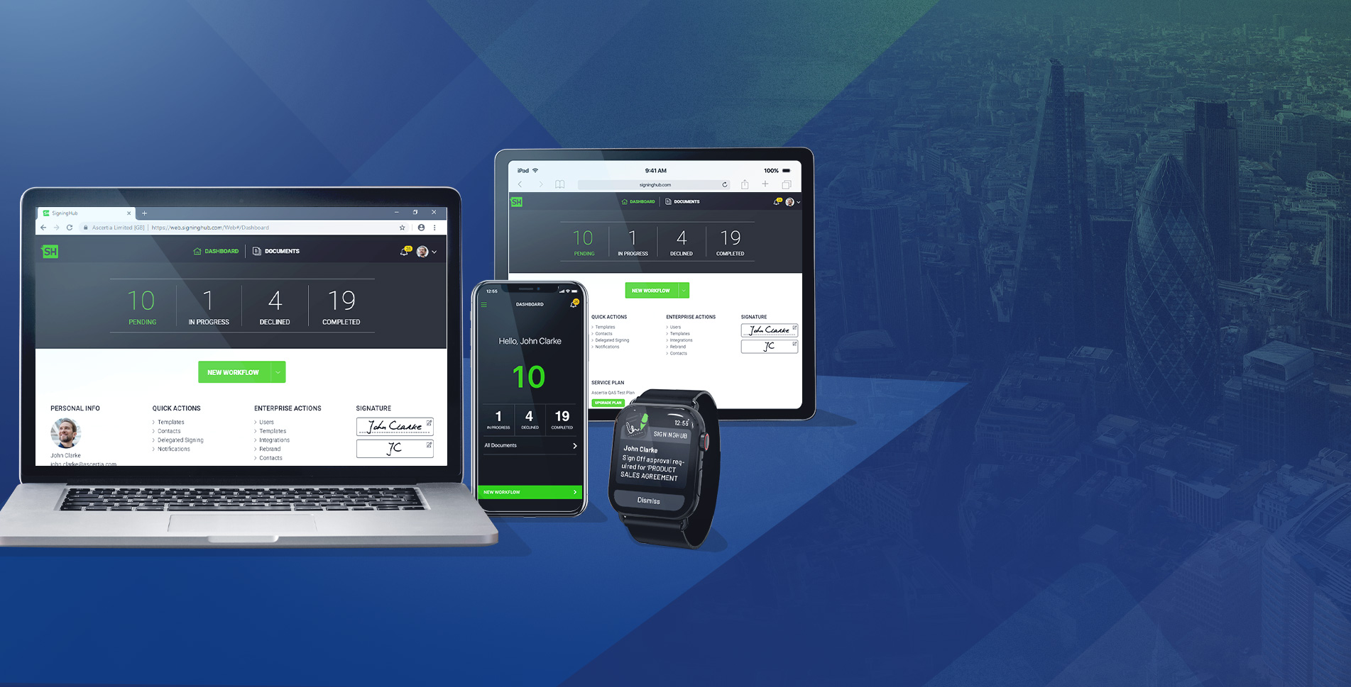 Online Signatures, Digital Document Signing | SigningHub.com™